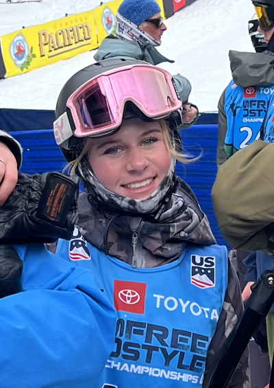 Ghidotti High School student Kaya Russell makes Mogul Skiing Finals at ...