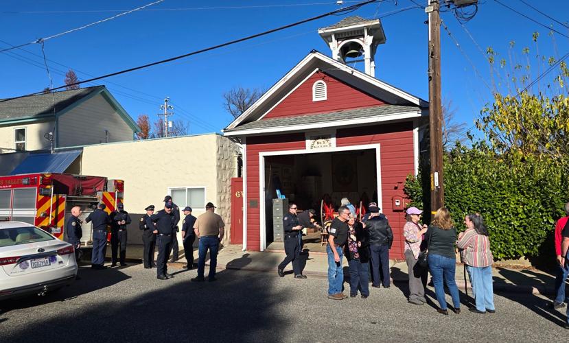 Grass Valley Firefighter Joel Tracy honored with bell ringing ceremony ...