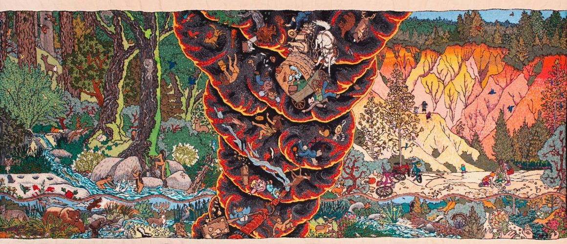 Spinning a yarn: Tapestries tell the story of people and events on the ...