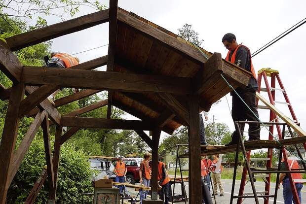 Eagle Scout project restores Bitney Springs structure | News | theunion.com