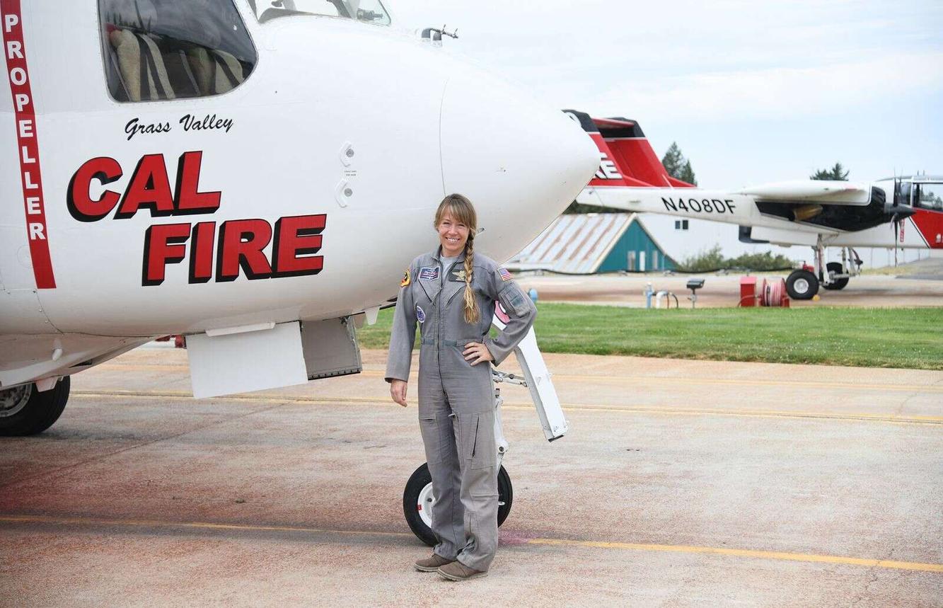 Protecting our community: Cal Fire air tanker pilot Abbie Crews gives ...