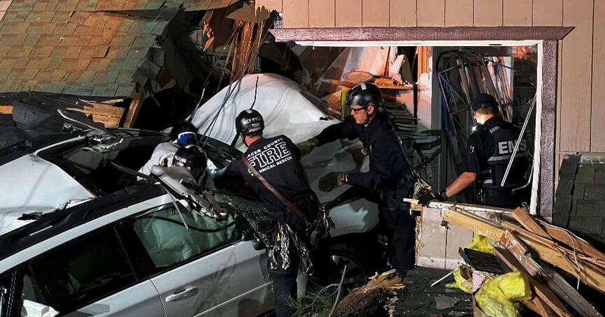 Vehicle Crashes Into Second Story Of Home In Placer County News