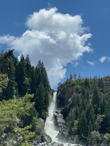 Nevada County Captures: Spaulding Lake topping spillover into the upper ...