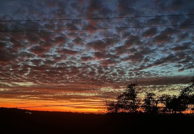 Nevada County Captures: Sunset photos taken from my deck in Nevada City ...