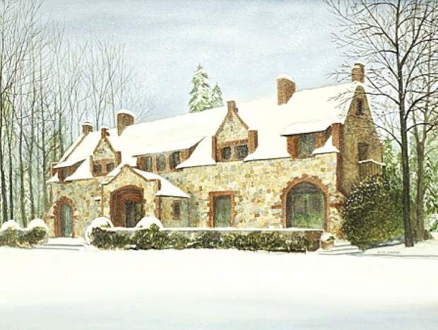 Mim Meakin watercolors on display at Cork 49 in Grass Valley ...