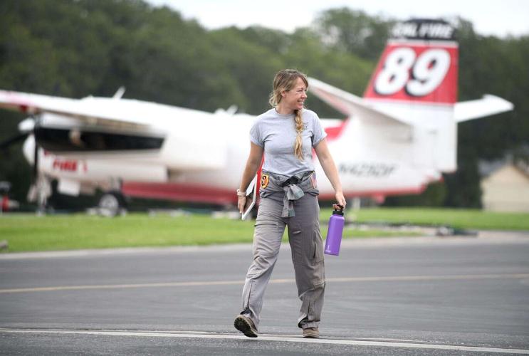 Protecting our community: Cal Fire air tanker pilot Abbie Crews gives ...