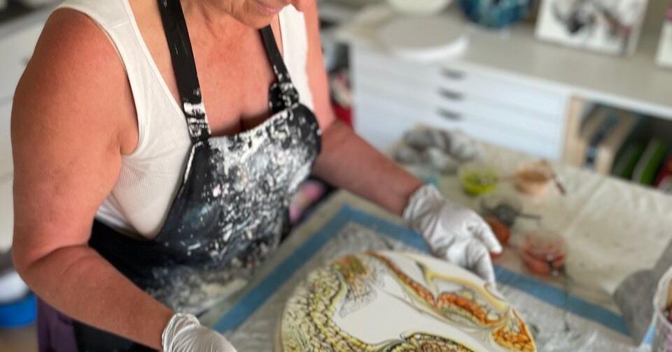 Michelle Jewett at Art Works Gallery’s 2nd Saturday Spotlight ...