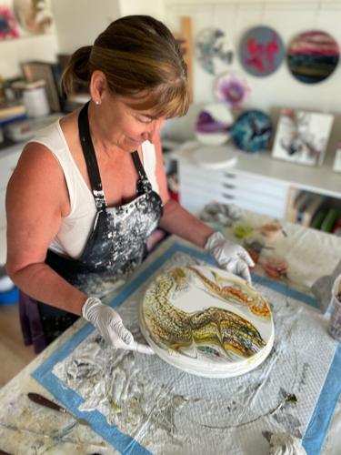 Michelle Jewett at Art Works Gallery’s 2nd Saturday Spotlight ...