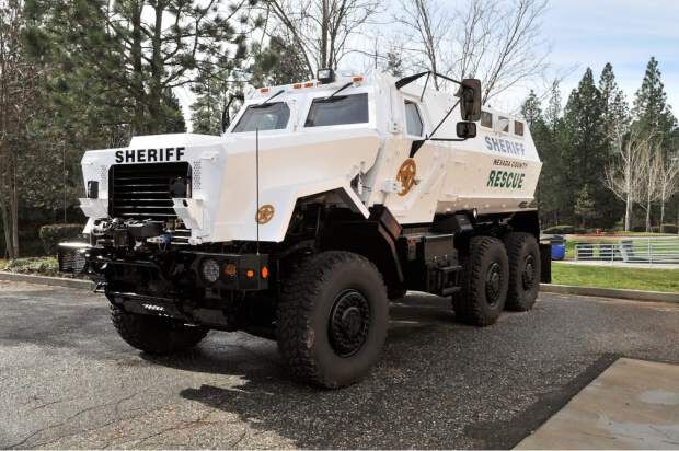 Nevada County Sheriff’s MRAP gets a makeover | News | theunion.com
