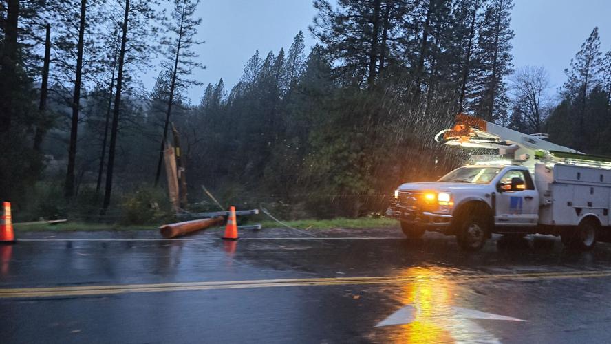 Multiple downed lines and power outages envelop Grass Valley during ...
