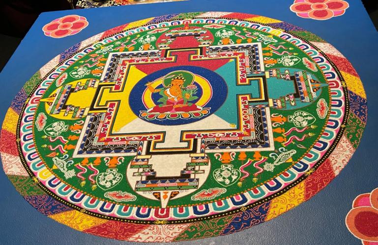 Mandala Dissolution Ceremony encourages elimination of negatives ...
