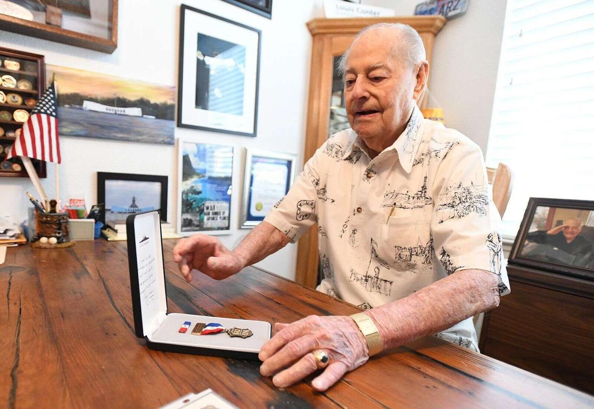Defender of freedom: Lou Conter receives inaugural USS Arizona Medal of ...