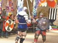 medieval demonstration