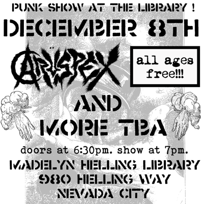 Punk Rock takes over Nevada County Library: Free, all-ages show on ...