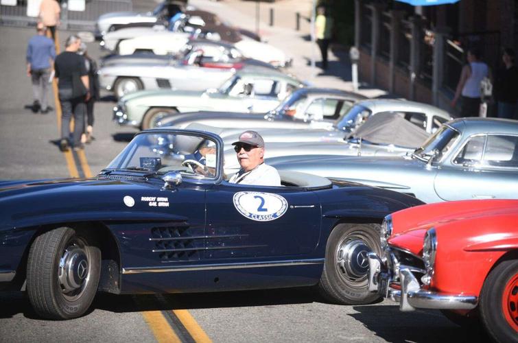 A day for the Gullwings: Mercedes Benz 300SL car club makes stop in ...