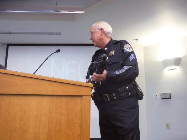 Reserve police officer honored for his service by Grass Valley | News ...