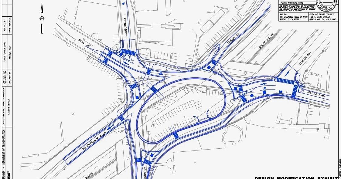 Final roundabout designs approved by Grass Valley council | News ...
