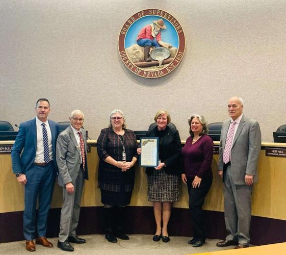Board recognizes outgoing officials: Greg Diaz, Sue Horne, and Marcia ...