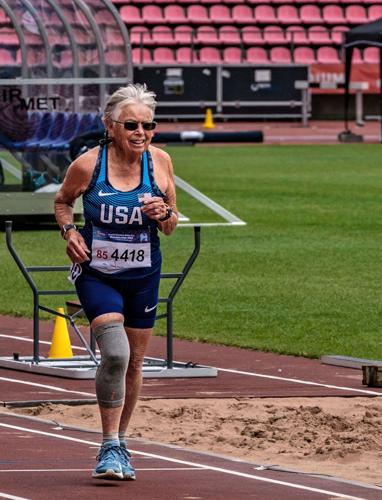 Gold-en years: Lynne Hurrell brings home the gold for Sierra Gold Track ...