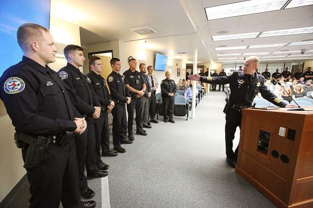 Grass Valley Police Department honors detective, welcomes new officers ...