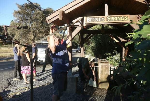 Bitney Springs structure was damaged in car incident, but may soon be ...