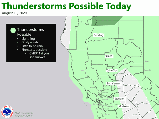 National Weather Service: Dry thunderstorms prompt Red Flag Warning ...