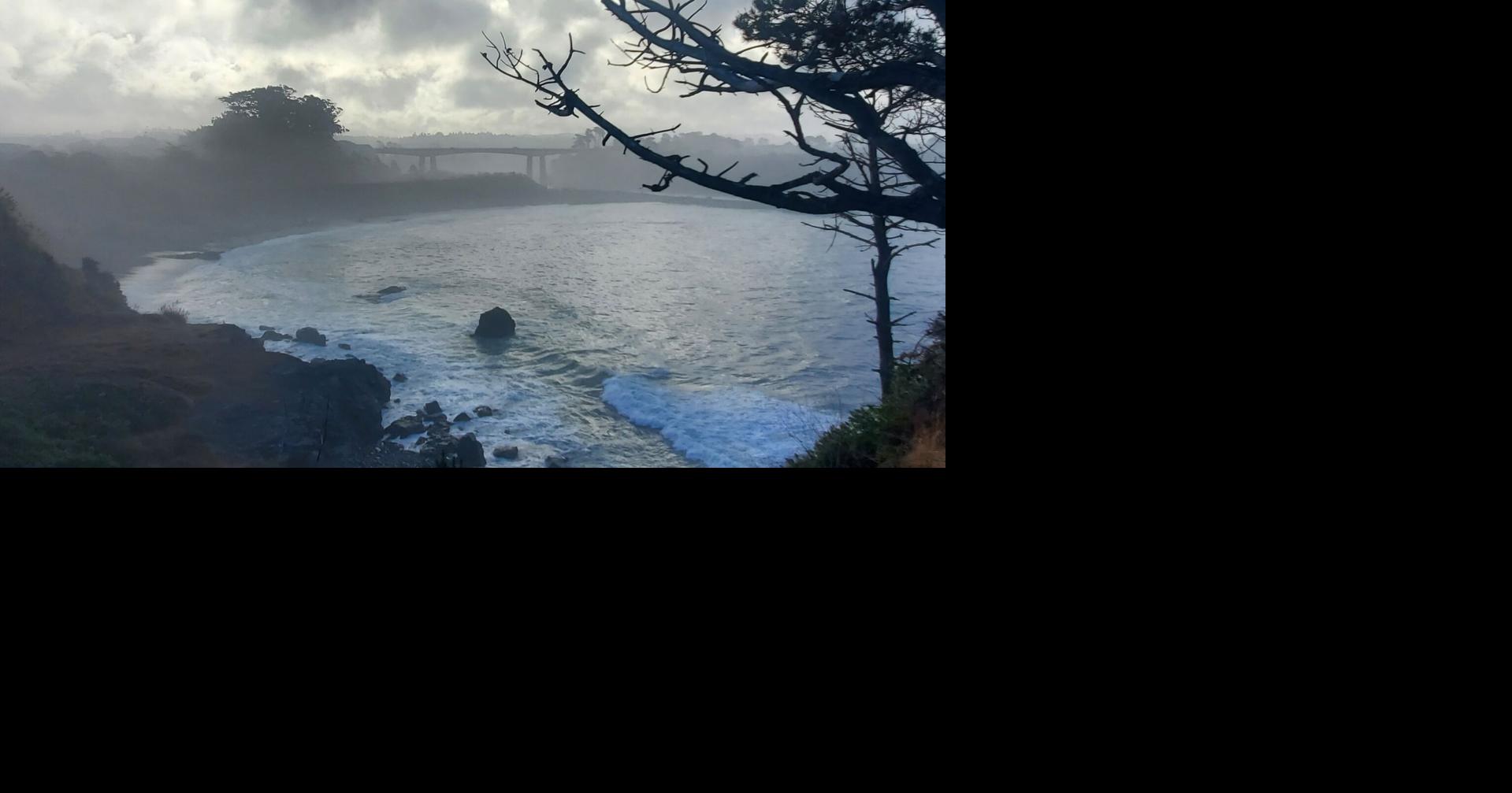 Nevada County Captures: Bridge at Noyo Harbor during storm | Multimedia ...