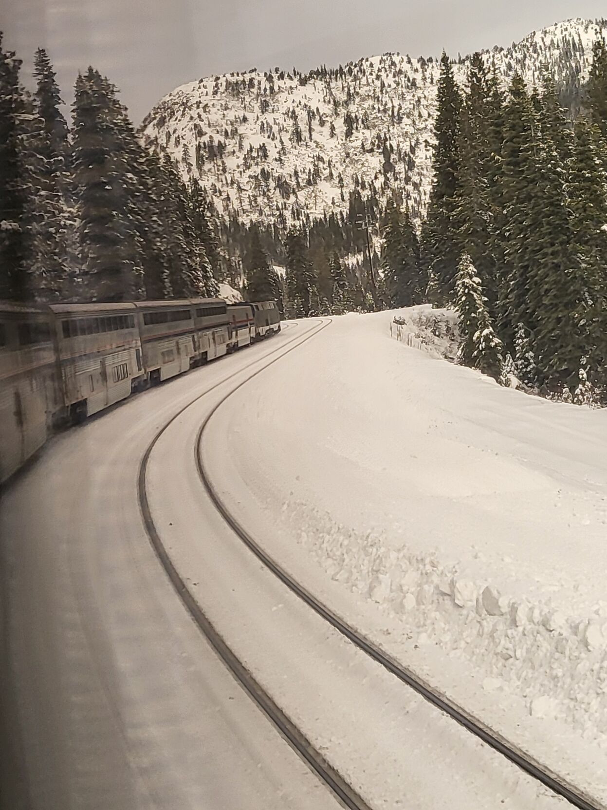 Nevada County Captures: Taking the Amtrak "Snow Train" over Donner Pass ...