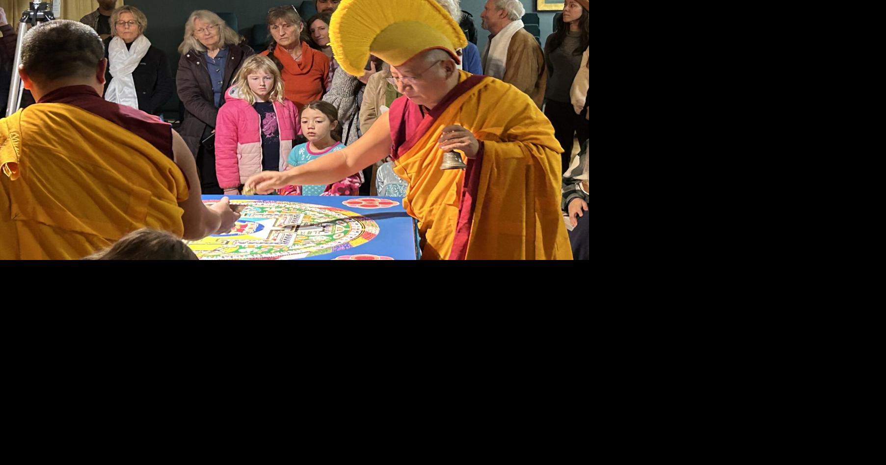 Mandala Dissolution Ceremony encourages elimination of negatives ...