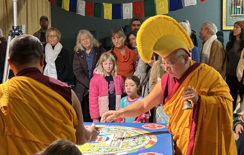 Mandala Dissolution Ceremony encourages elimination of negatives ...