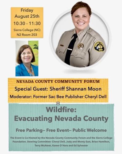 Wildfire: Evacuating Nevada County, topic of upcoming forum | News ...