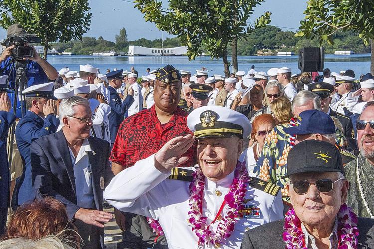 Lou Conter, World War II veterans honored at Pearl Harbor commemoration ...