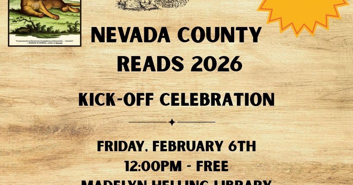Nevada County Library announces Nevada County Reads 2026 selection ...