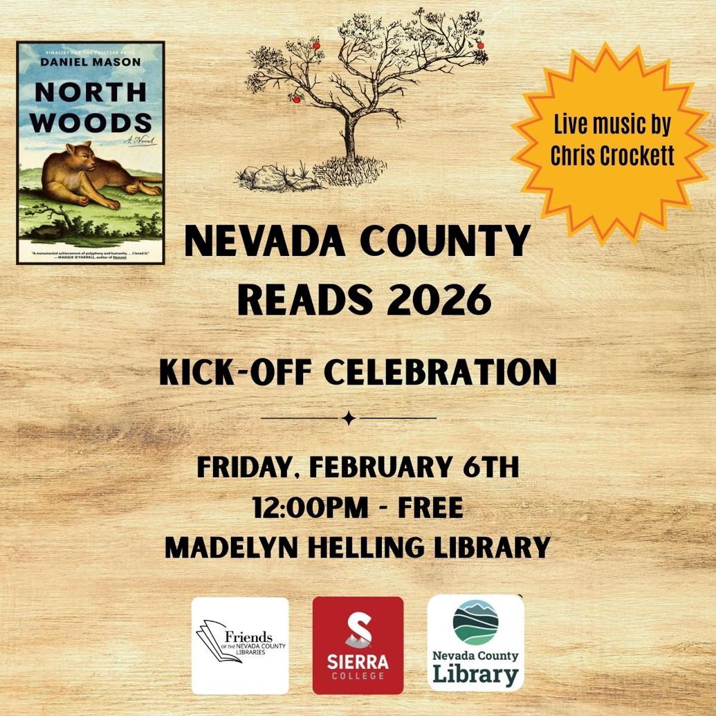 Nevada County Library announces Nevada County Reads 2026 selection ...