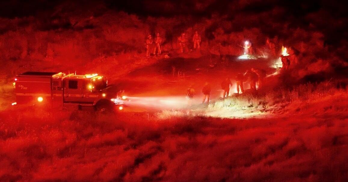 Six spot fires generate large response from CAL FIRE and local agencies ...