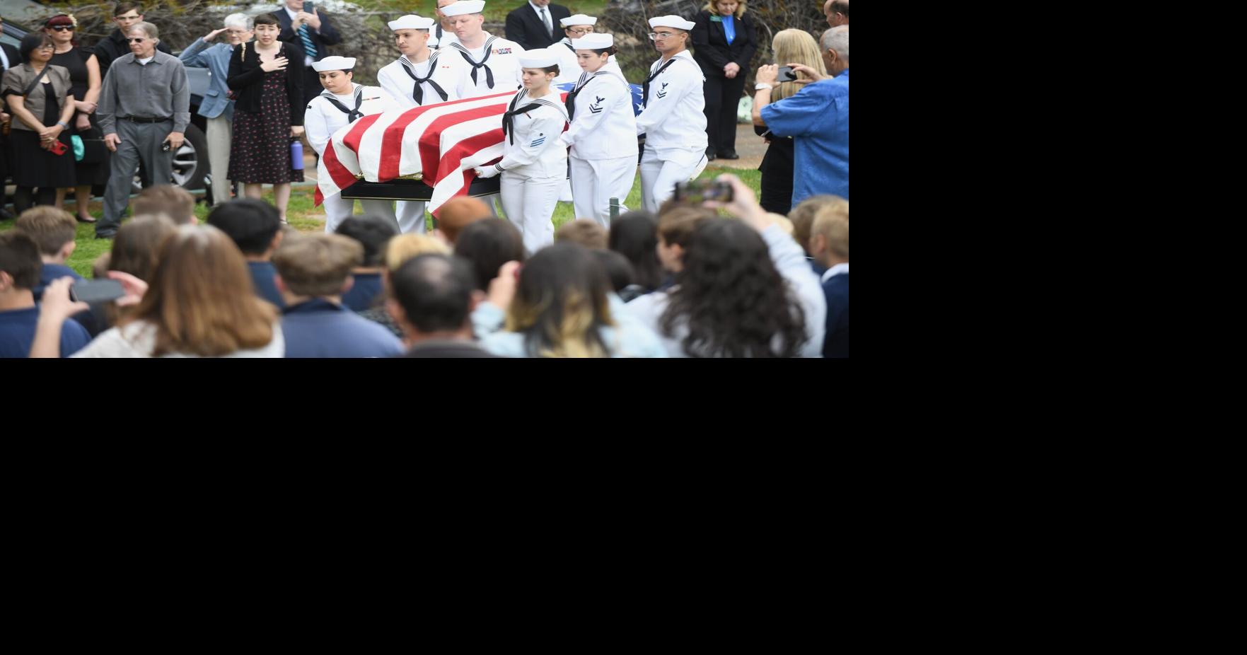 Laying our hero to rest: Hundreds gather for funeral of Lt. Commander ...