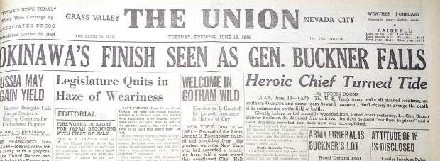 Timeline of events: 1937-1947 | News | theunion.com