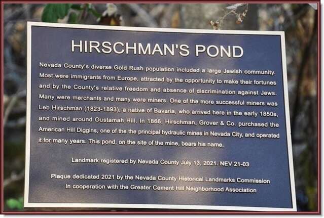Leaving his mark: Plaque commemorates Nevada County pioneer Leb ...