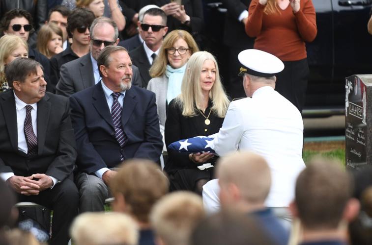 Laying our hero to rest: Hundreds gather for funeral of Lt. Commander ...