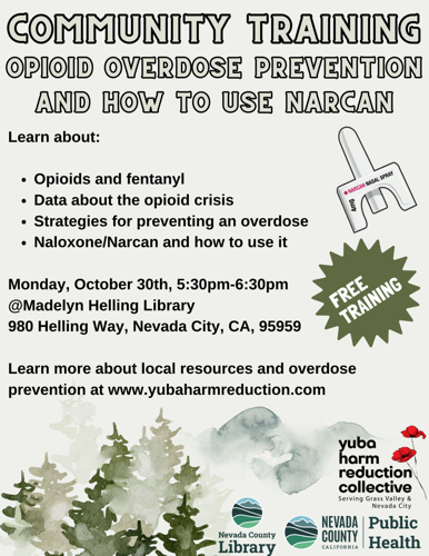 YHRC community training: Opioid overdose prevention | Local News ...