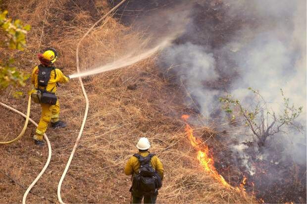 UPDATE: All evacuations lifted in Dog Bar Fire; 55% containment (VIDEO ...