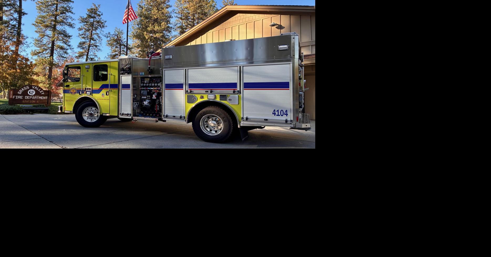 New OES Type 1 Fire Engine arrives at Grass Valley Fire Department ...