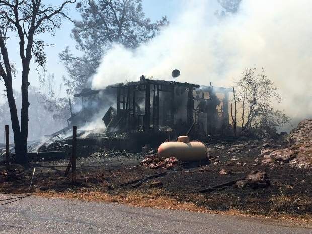 Nevada County fire UPDATE (w/VIDEO): Blaze damages 5 buildings ...