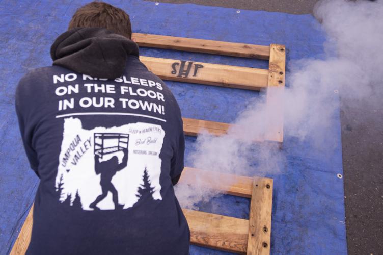 Volunteers flock to build beds for Rotary Club, Sleep in Heavenly Peace ...
