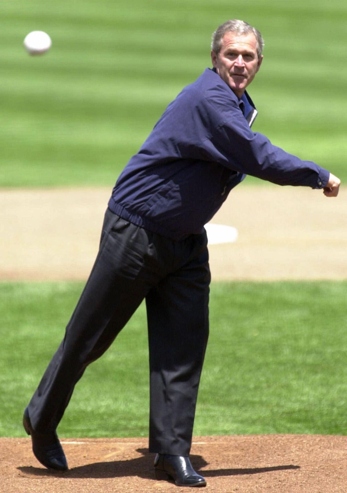 A brief history of presidential first pitches, in photos | Sports ...