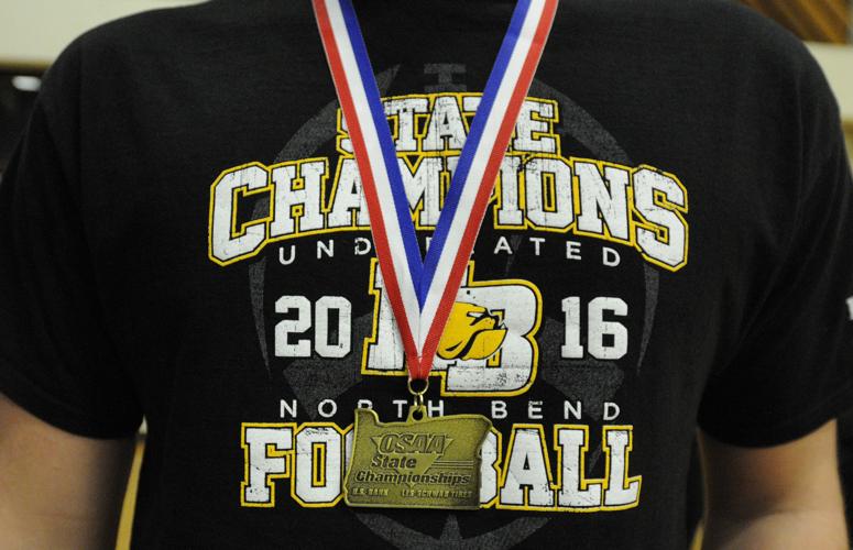 North Bend High School celebrates football championship | Photo ...