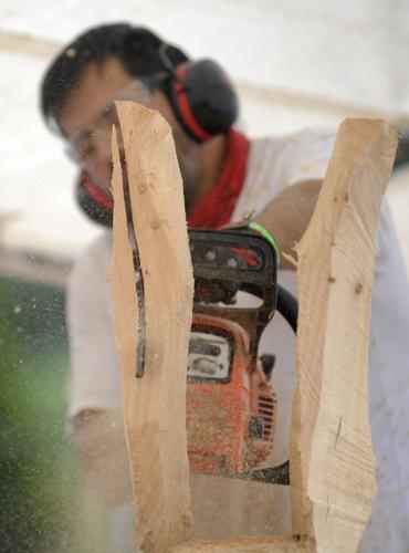 Carvers sculpt masterpieces in Chainsaw Championships | Photo ...