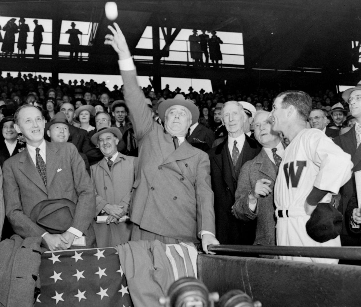 A brief history of presidential first pitches, in photos | Sports ...