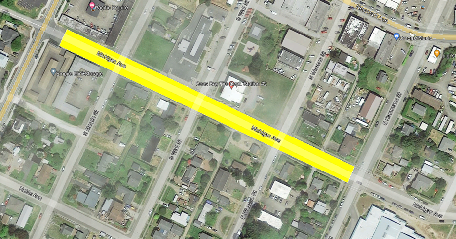 Temporary lane closures along Michigan Avenue between S. Camman & S ...