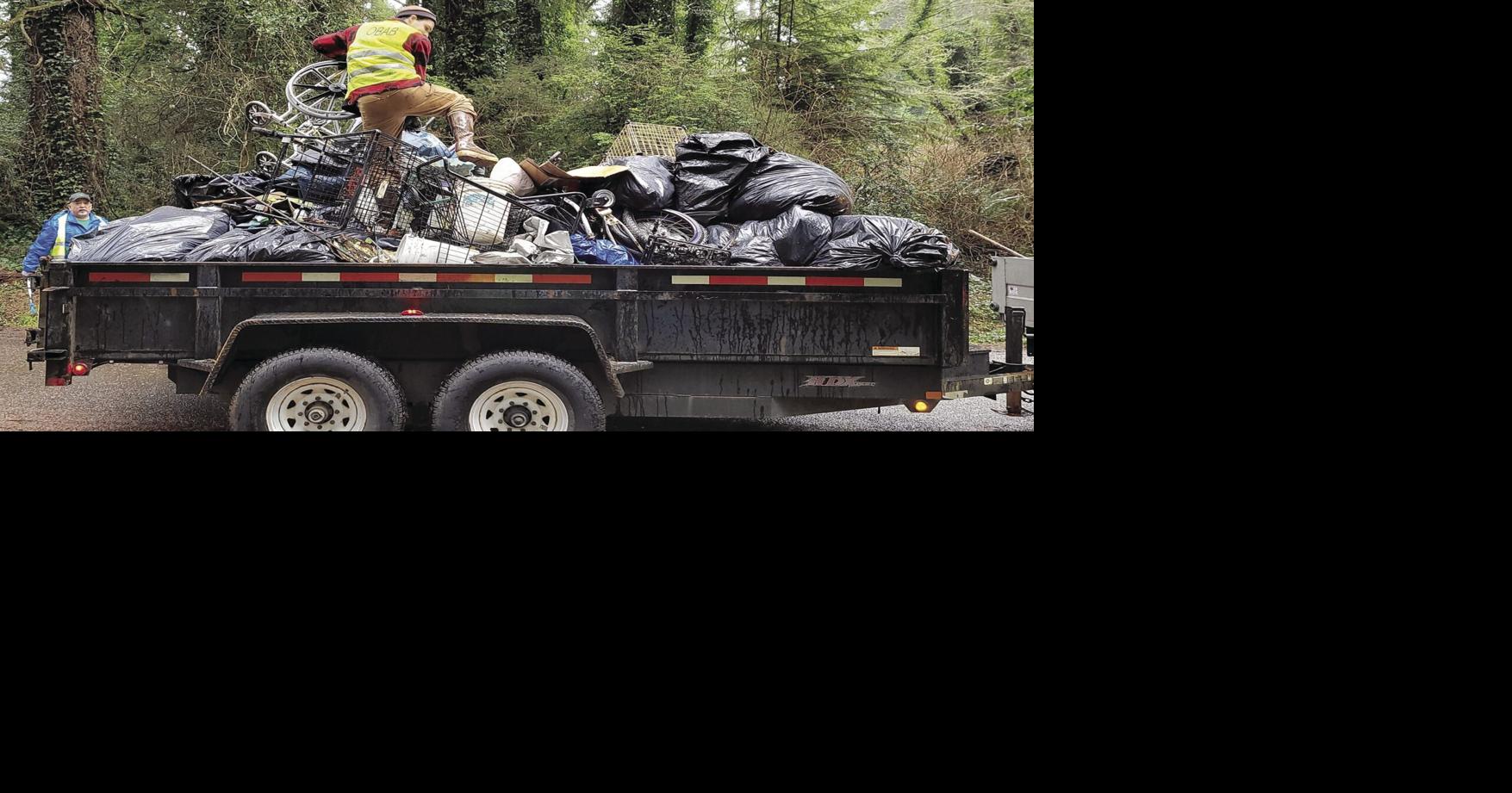 Volunteers clean up homeless camps in North Bend | Local News ...